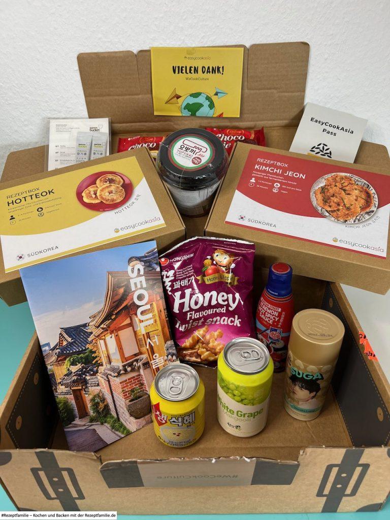 EasyCookAsia - Seoul Travel Cook Box - Rezeptfamilie